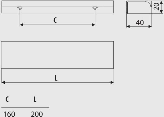 Gamet Uchwyt Krawędziowy Ua68 Czarny Mat 160Mm - Opinie i atrakcyjne ...