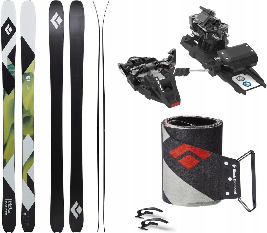 Narty Zestaw Skiturowy NARTY FOKI WIĄZANIA Black Diamond HELIO CARBON ...