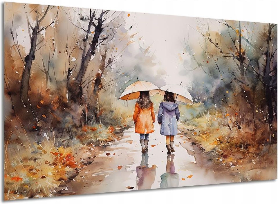 Aleobrazy Obraz Spacer W Deszczu Jak Malowany 120x80 - Opinie i atrakcyjne ceny na Ceneo.pl