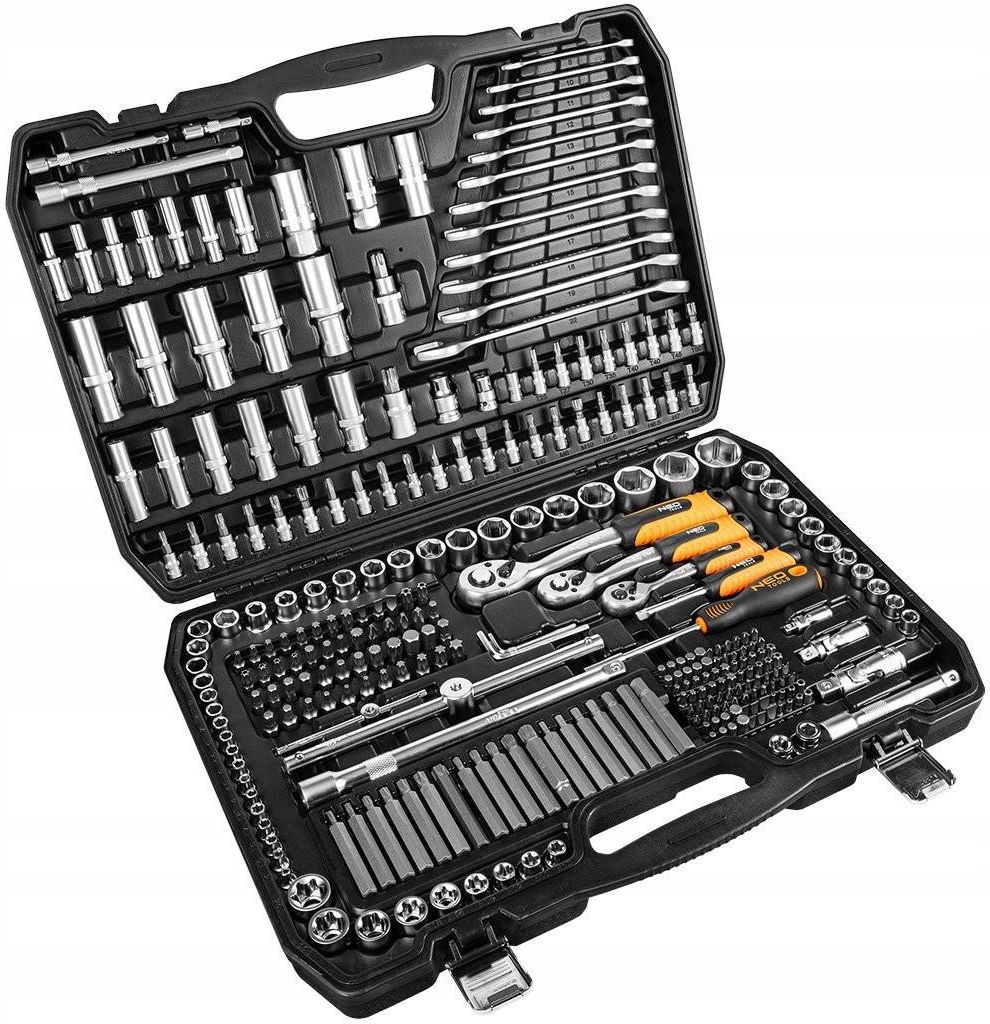 Zestaw narzędziowy Neo Tools Klucze Nasadowe Torx Hex 1/4 3/8 1/2 Zestaw 300 Elementów Xxxl ...