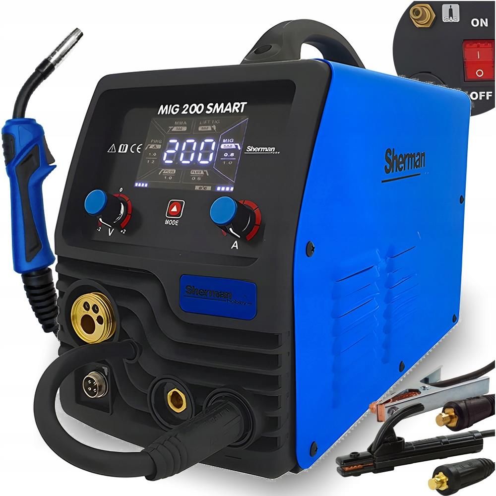 Spawarka Sherman Migomat Smart Mig 200A Synergia Mag Mma Tig 230V Spool Gun - Opinie i ceny na ...