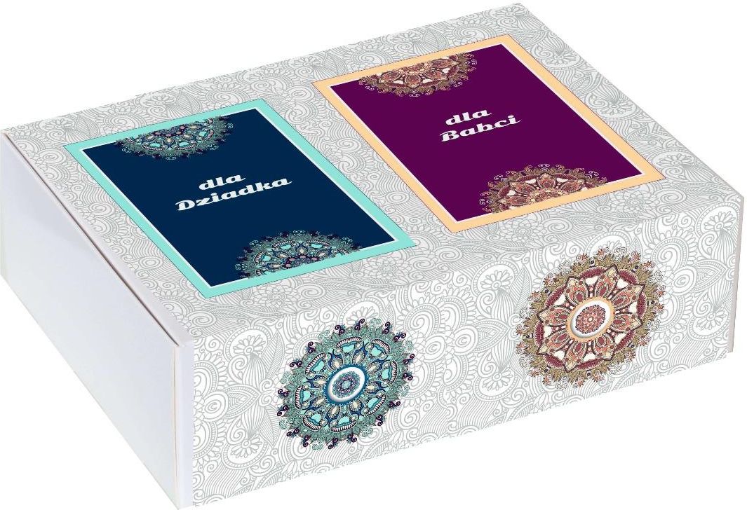 Zestaw prezentowy dla babci i dziadka. Zestaw kaw i herbat 10x10g, 2x ...