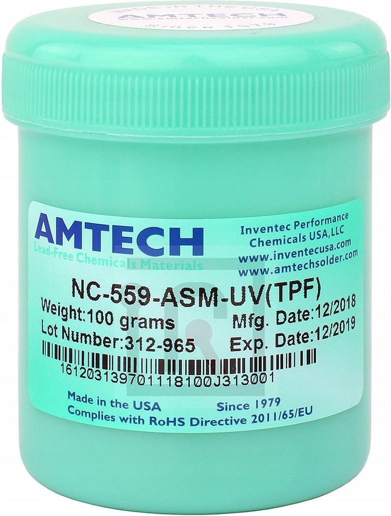Reball Flux Topnik Bga Smd Amtech NC-559-ASM-TPF(UV) 50g - Opinie i ceny na Ceneo.pl
