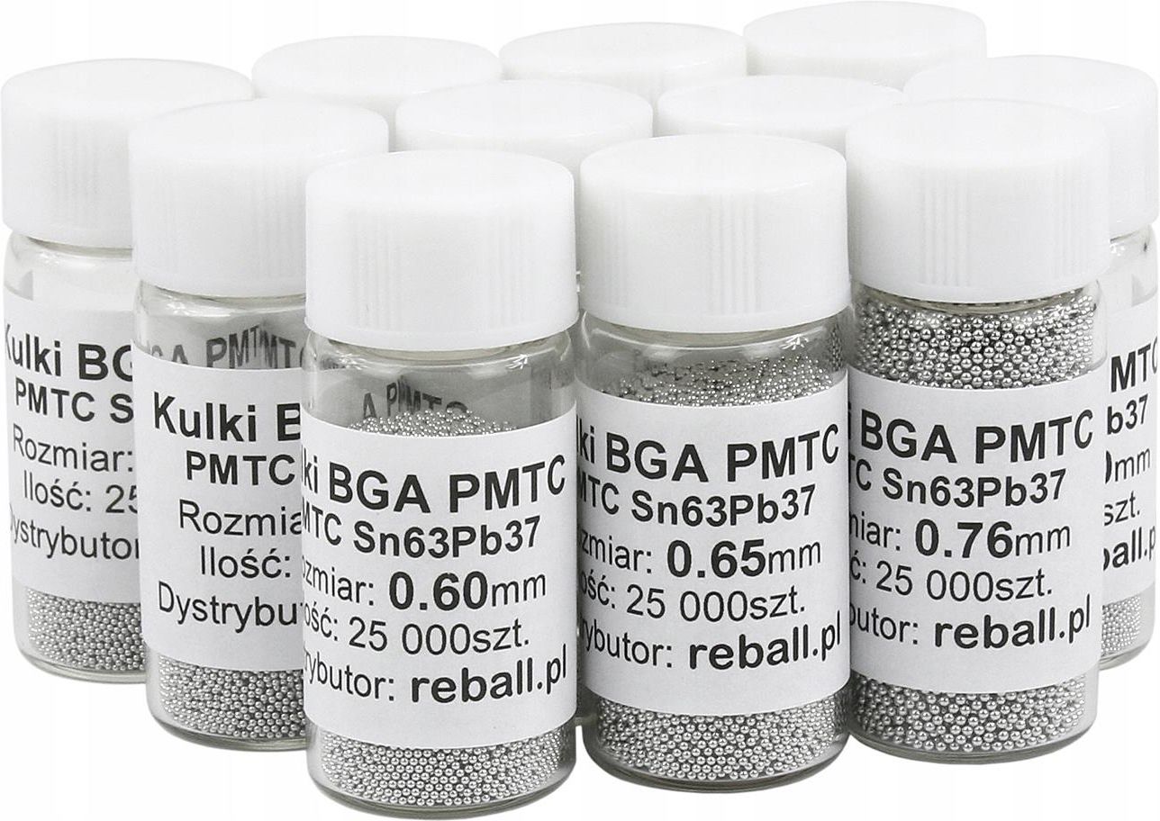Reball 25000 Kulek Do Lutowania Kule Ołowiowe Pmtc Bga Smd Reballing 0 ...