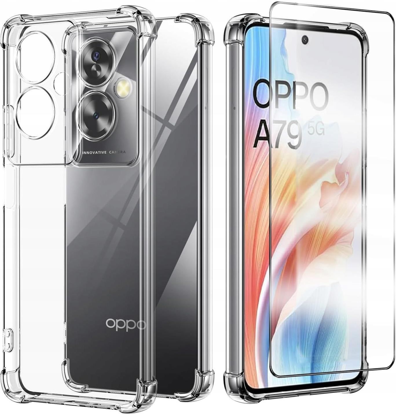 Case Do Oppo A79 5G Shock Bezbarwny - Etui na telefon, ceny i opinie ...