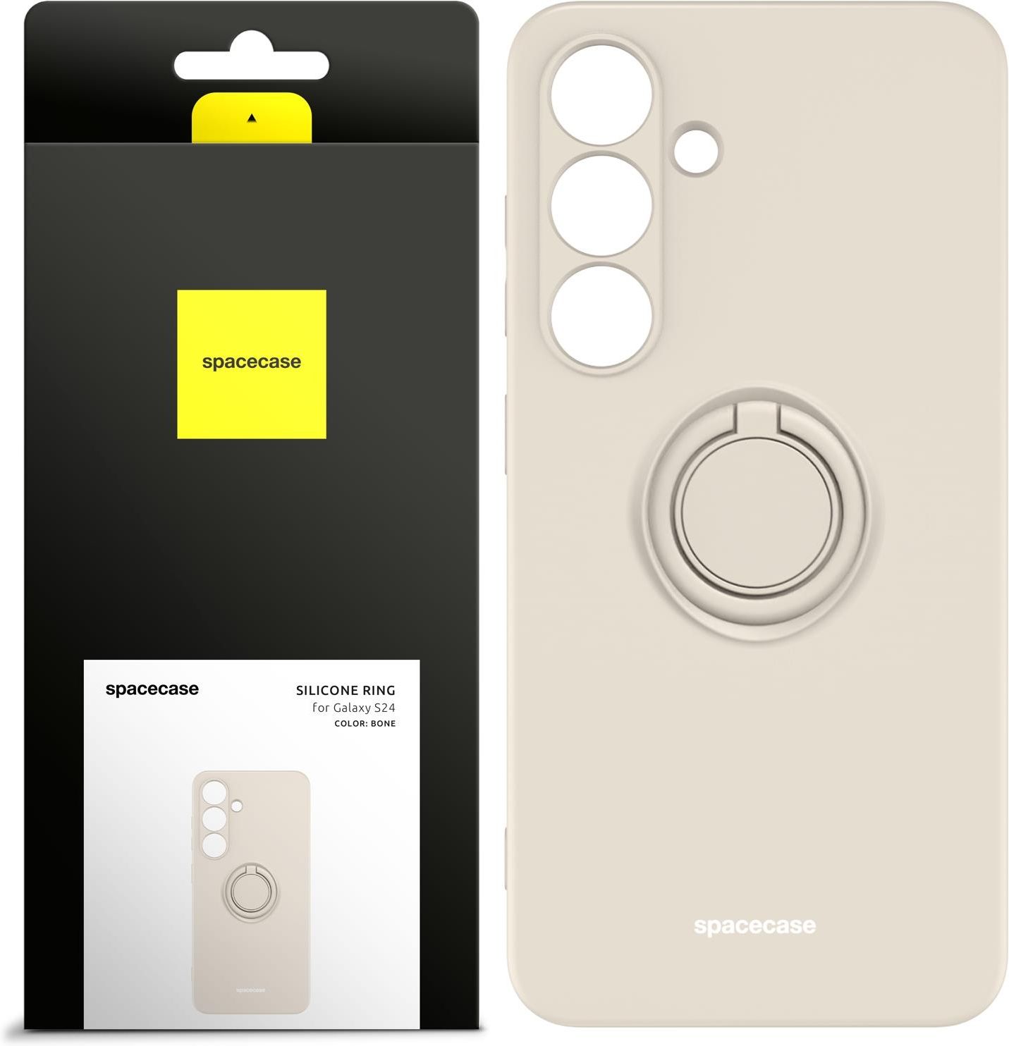 Spacecase Etui Matowe Do Galaxy S24 Silicone Ring Case Silikonowe ...