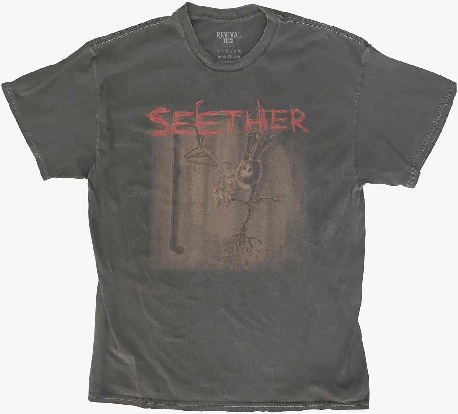 Merch Revival Tee - Seether Isolate And Medicate Unisex T-Shirt Black ...
