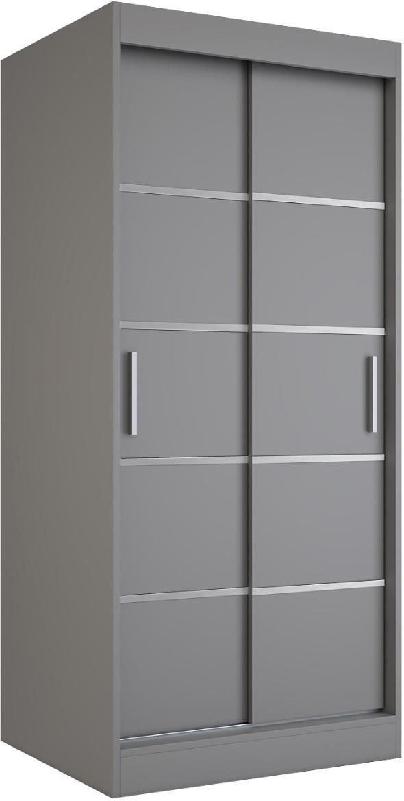 Mkpol Szafa Przesuwna Moduo Comfort 90 Antracyt Z Listwami Nina ...