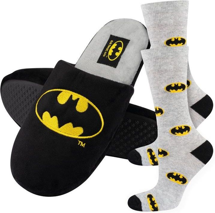 Wesołe Skarpetki Bawełniane Soxo Kapcie Klapki Batman Upominek ...
