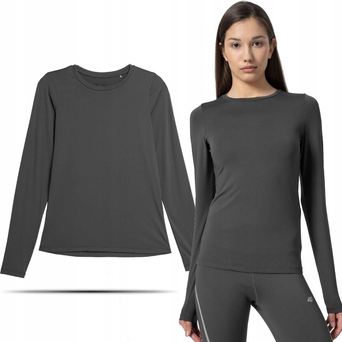 Bluzka Damska 4F Longsleeve Z Długim Rękawem Koszulka Treningowa ...