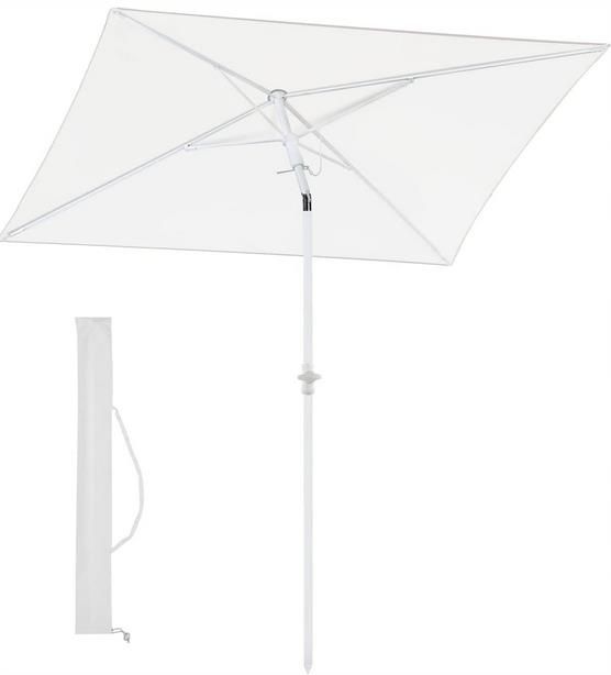 Parasol ogrodowy Sekey Parasol Ogrodowy Kremowy 1,8X1,25M 1646672241 ...