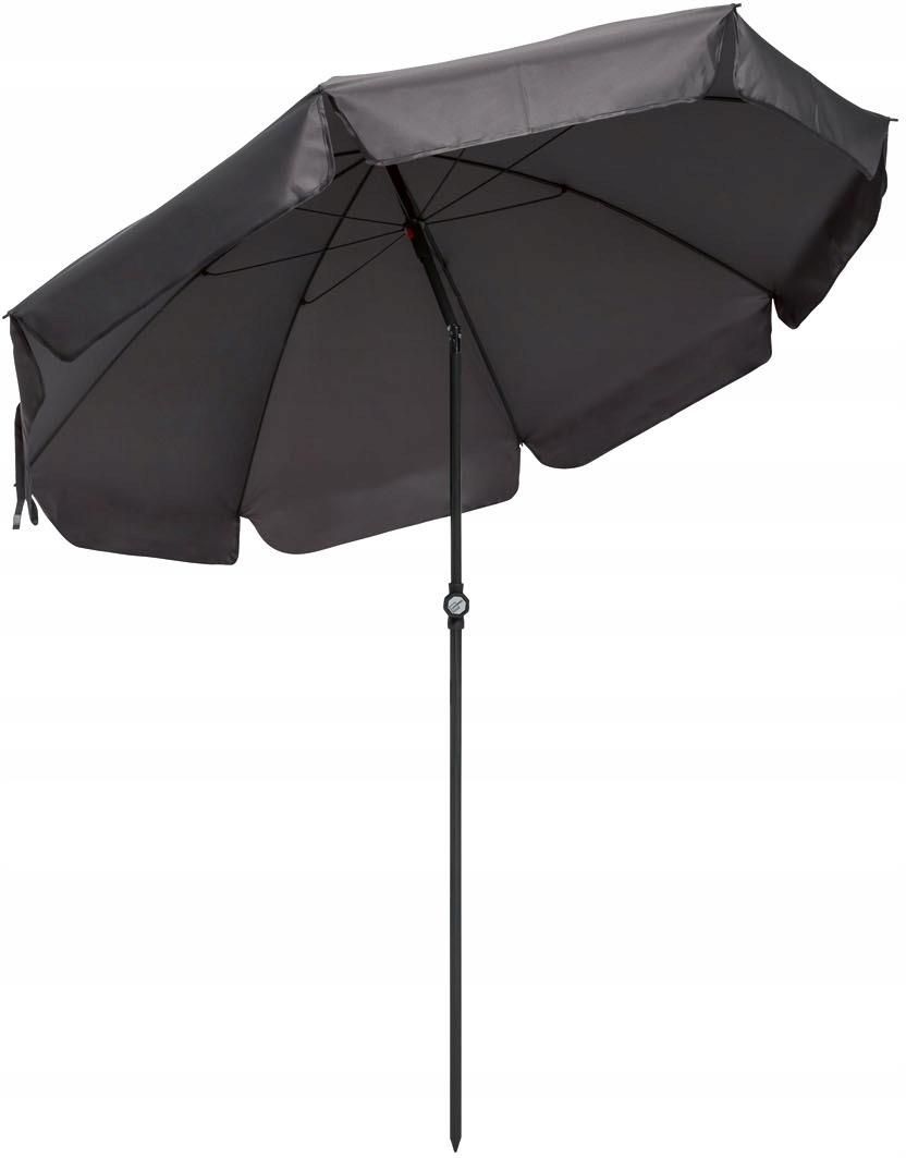 Parasol ogrodowy Livarno Home Parasol Ogrodowy Składany Klasyczny Szary ...