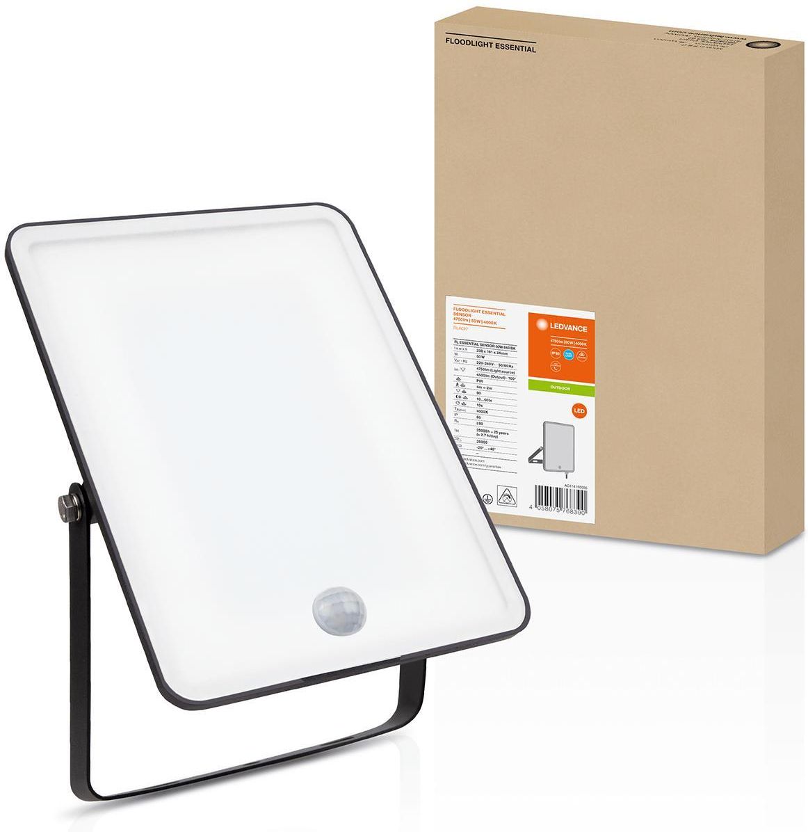 Ledvance Naświetlacz Z Czujnikiem Zmierzchu Fl Essential Led Sensor 50W ...