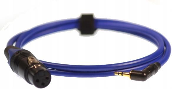 Kabel Mikrofonowy Dslr 3-Pin Xlr Żeński Do 3,5mm Kątowy Mini Jack Van ...
