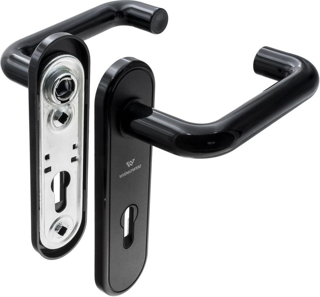 Wiśniowski Klamka Klamka Czarna Pzdd 23 Ogl D-110 Firkant 8mm 14199 ...