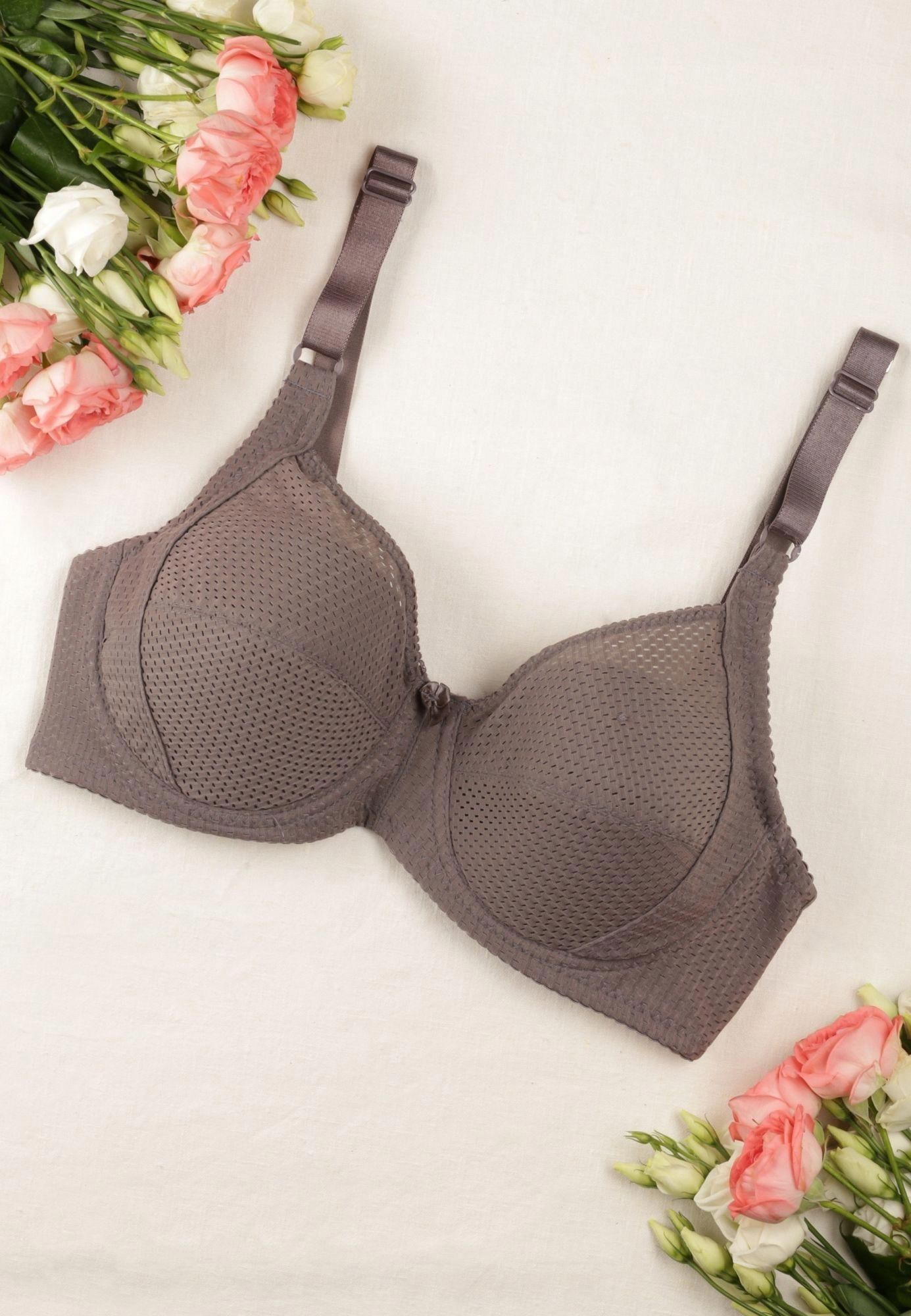 Born2Be Ciemnoszary Biustonosz damski 85DD - Ceny i opinie - Ceneo.pl