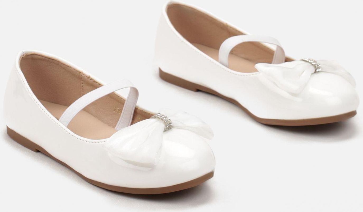 Born2Be Białe Balerinki 25 Lakierowana ekoskóra - Ceny i opinie - Ceneo.pl