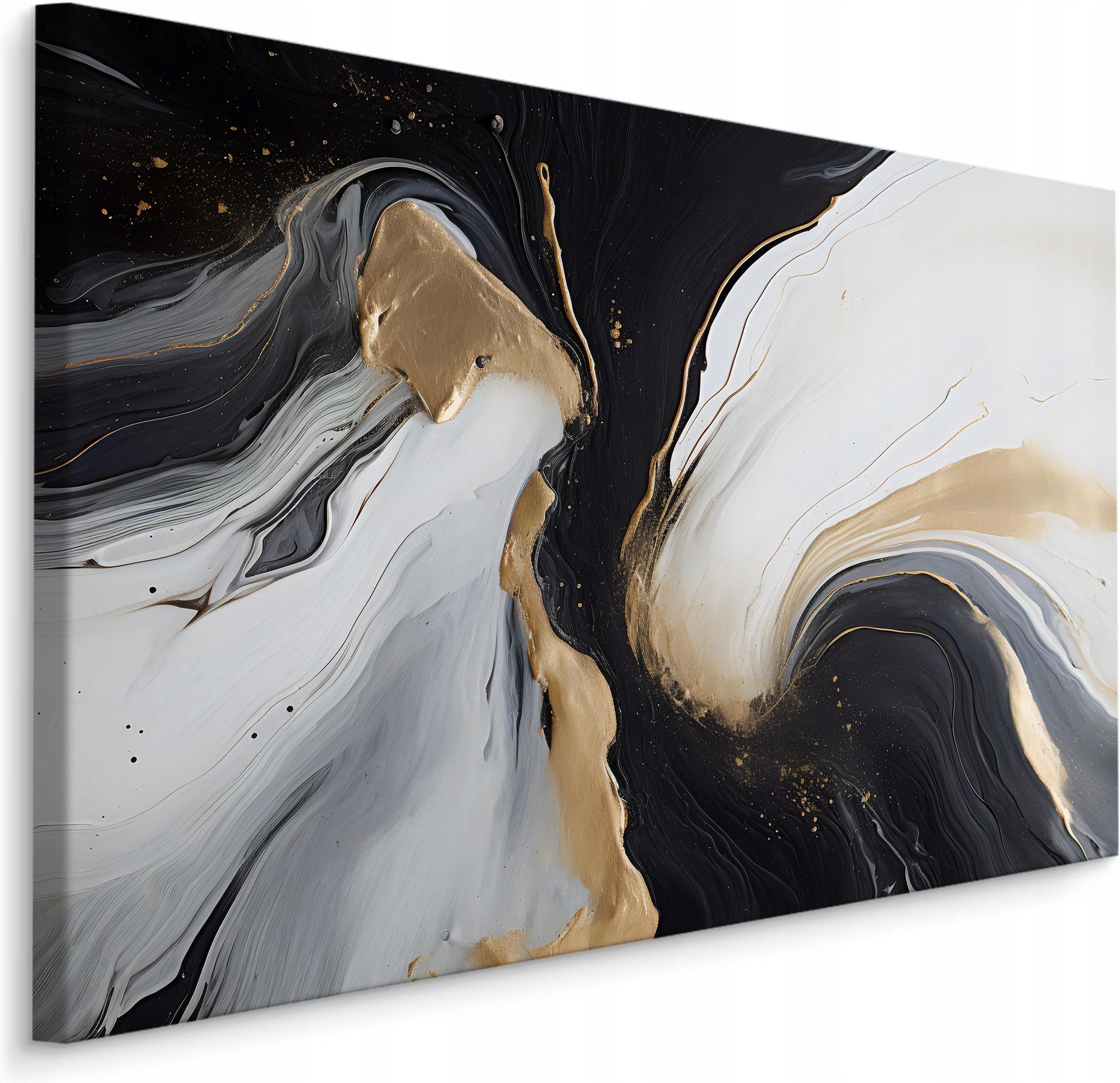 Muralo Obraz Na Płótnie Styl Glamour Złota Abstrakcja Marmur Dekoracja ...