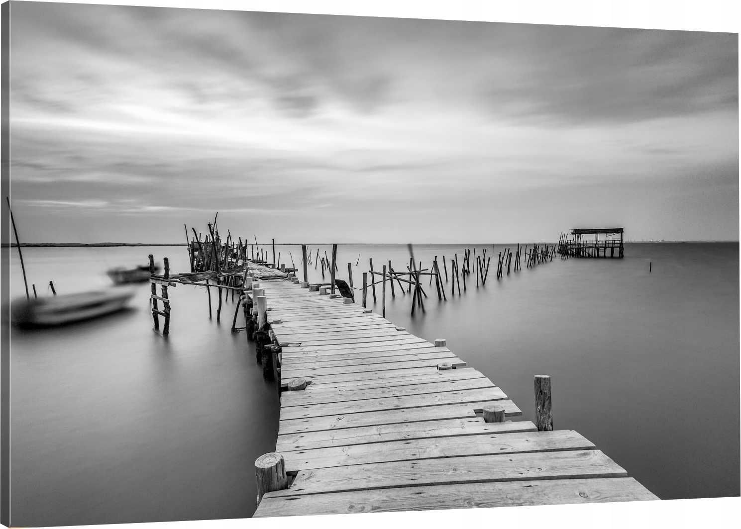 Eobraz Obraz Na Płótnie Do Salonu Most Morze 120x80 - Opinie i atrakcyjne ceny na Ceneo.pl