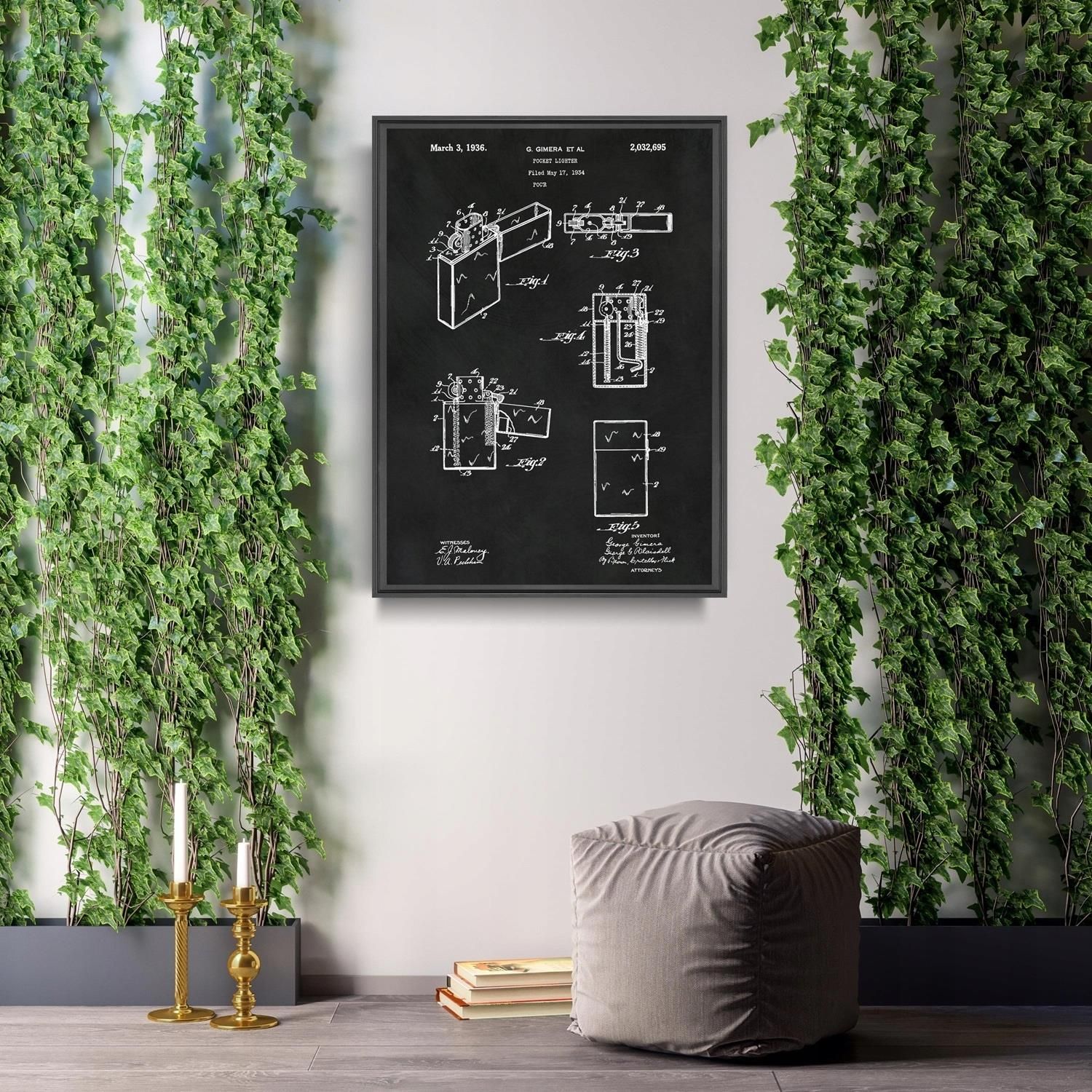 Postertones Plakat vintage Zapalniczka Zippo Gimera Patent A4 - Opinie ...