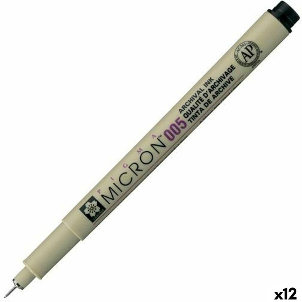 Talens Sakura Marker/Mazak Pigma Micron 005 Czarny 12Szt. - Ceny i ...