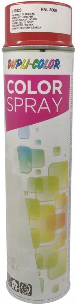 Dupli Color Dc Lakier Spray Emalia Ral 3000 Czerwony 600Ml - Opinie i ...