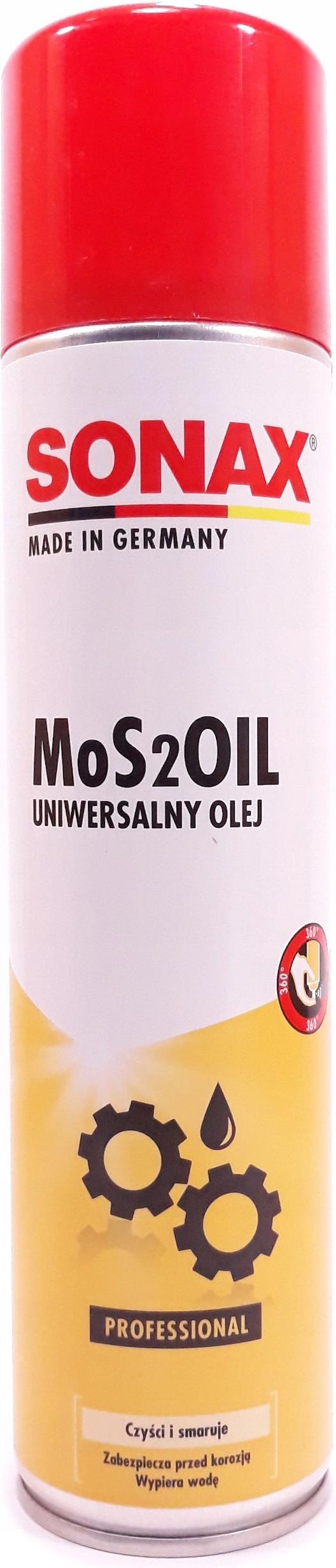 Sonax Mos2 Oil Uniwersalny Olej 03394000 400Ml - Opinie i ceny na Ceneo.pl