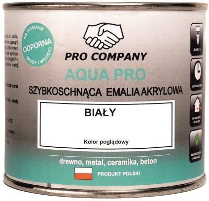 Farba Pro Company Aqua Pro Emalia Szybkoschnąca 0,2L Biały Sygnałowy ...