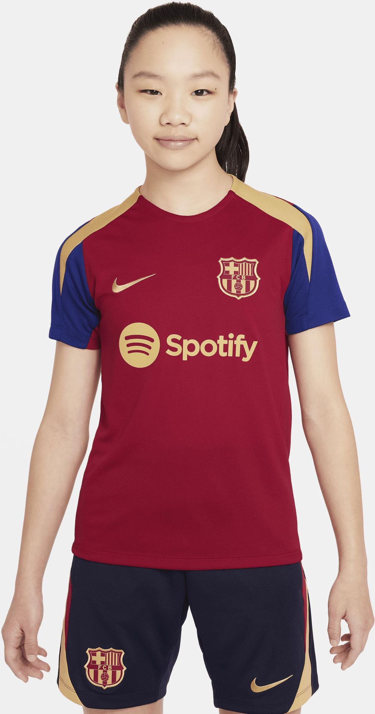 Dzianinowa Koszulka Piłkarska Dla Dużych Dzieci Nike Dri-Fit Fc ...