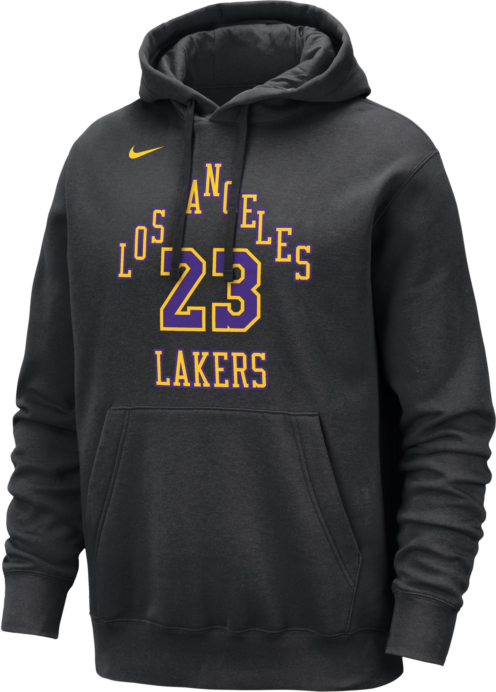 Męska Bluza Z Kapturem Nike Nba Lebron James Los Angeles Lakers Club ...