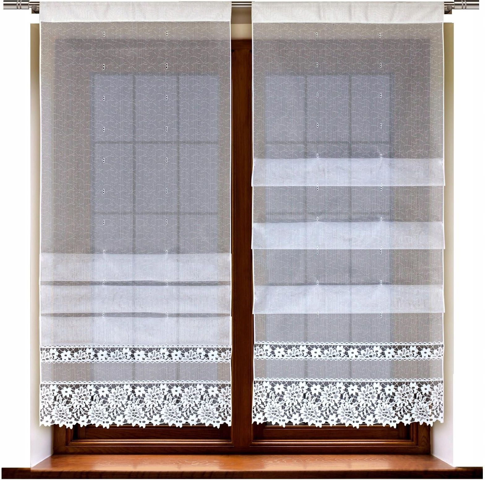 Firany24 Roleta Wzór 28560 Rozm. 90X160Cm Panel Ekran Firana Żakardowa ...