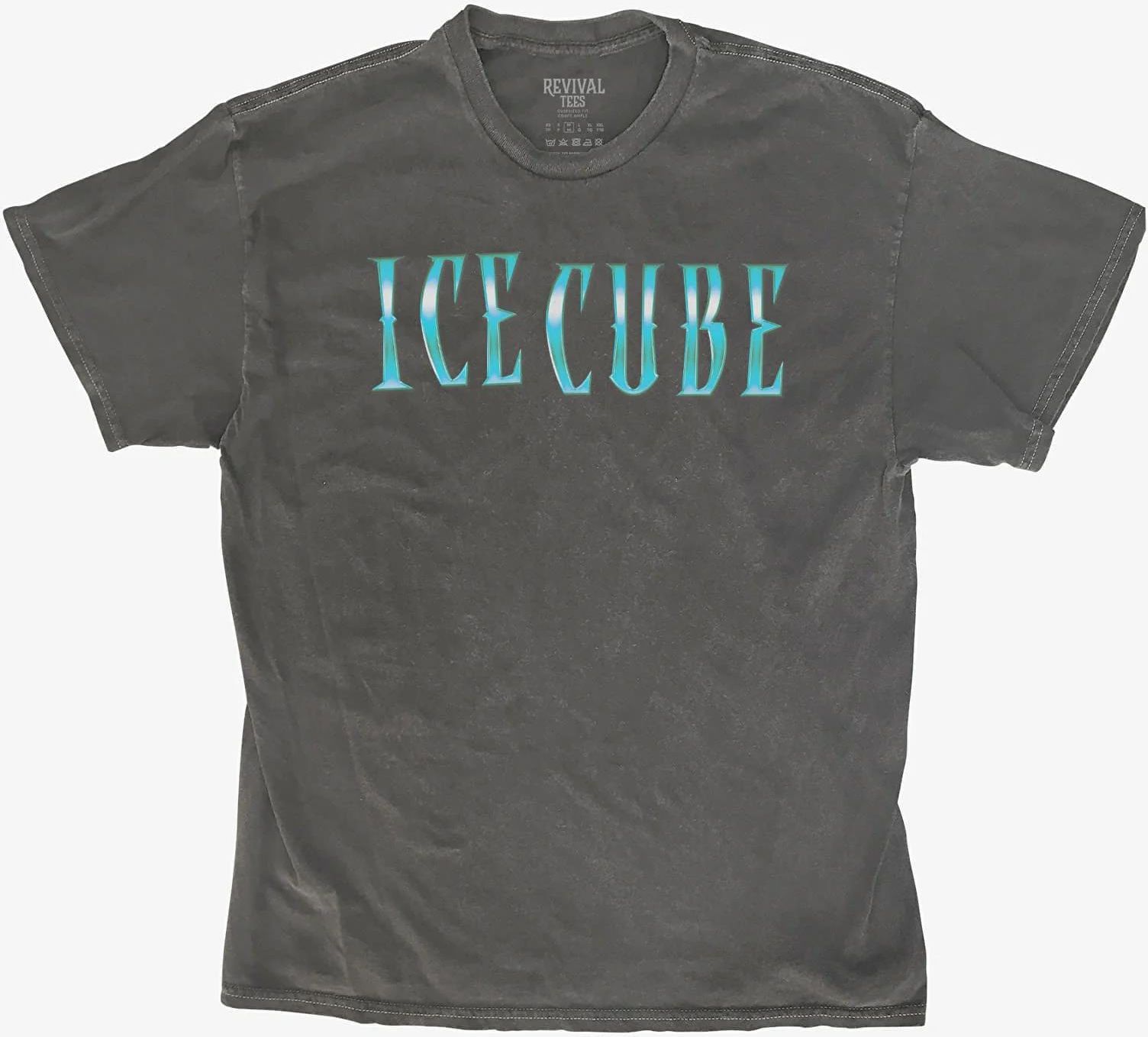 Merch Revival Tee - Ice Cube Text Logo Unisex T-Shirt Black - Ceny i ...