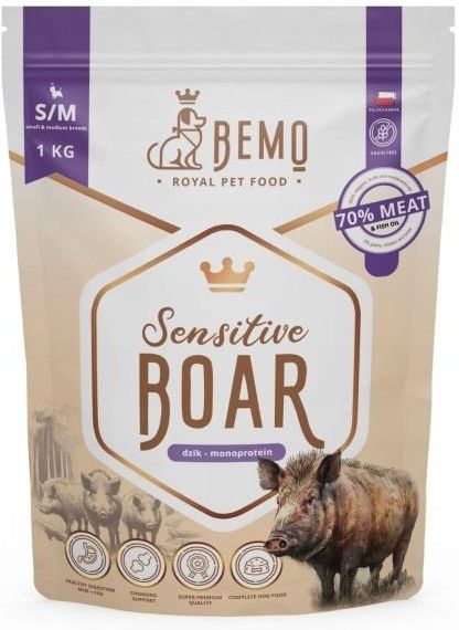 Karma Bemo Sensitive Boar Hipoalergiczna Sucha Karma Dla Psów Z ...