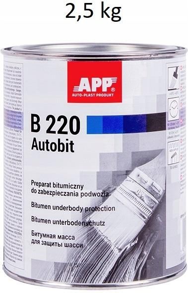 App B220 Autobit Konserwacja Podwozia Na Pędzel 2,5Kg Czarny - Opinie i ...