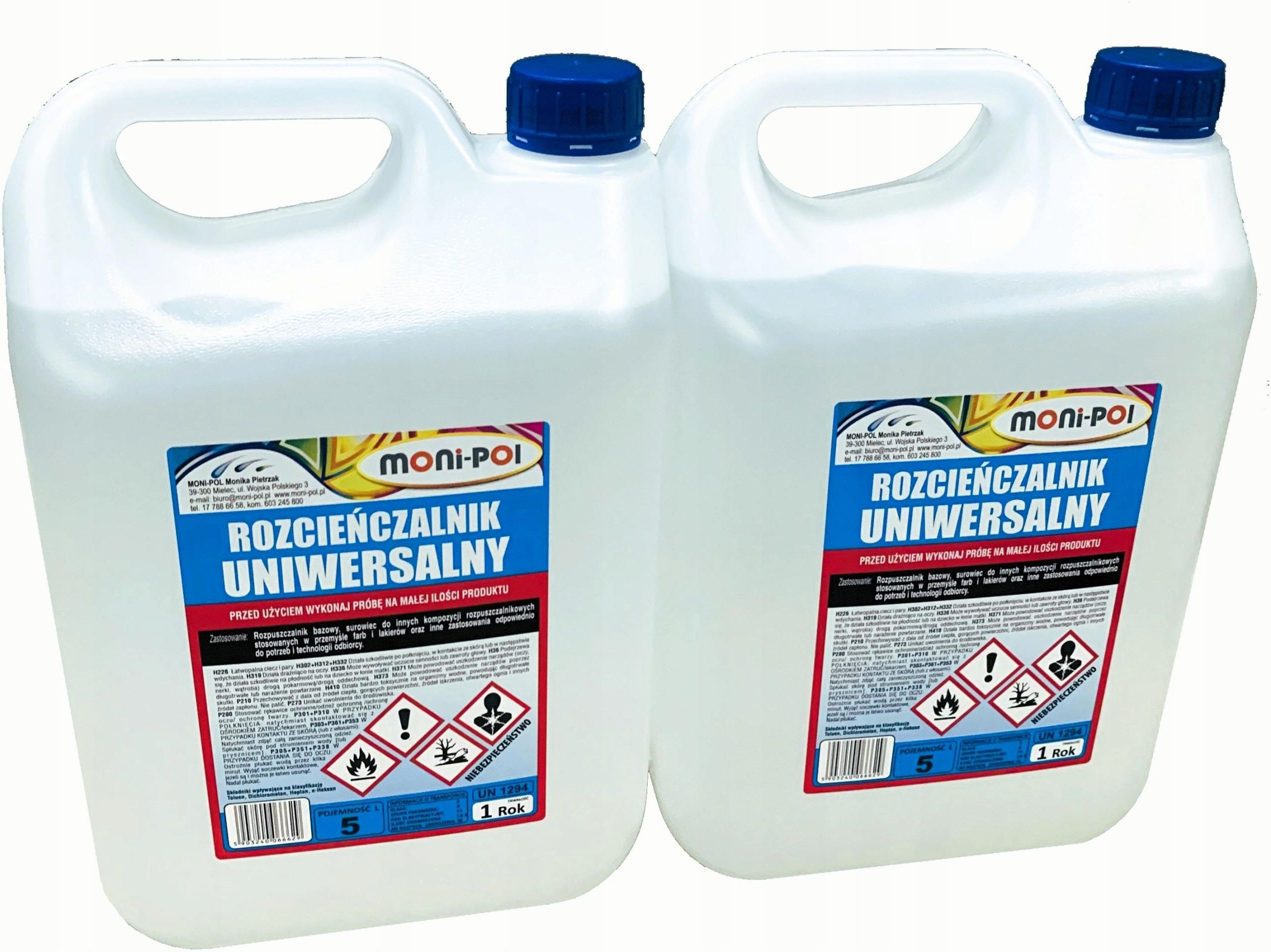 Moni-Pol Rozcieńczalnik Uniwersalny 2X5L - Opinie i ceny na Ceneo.pl