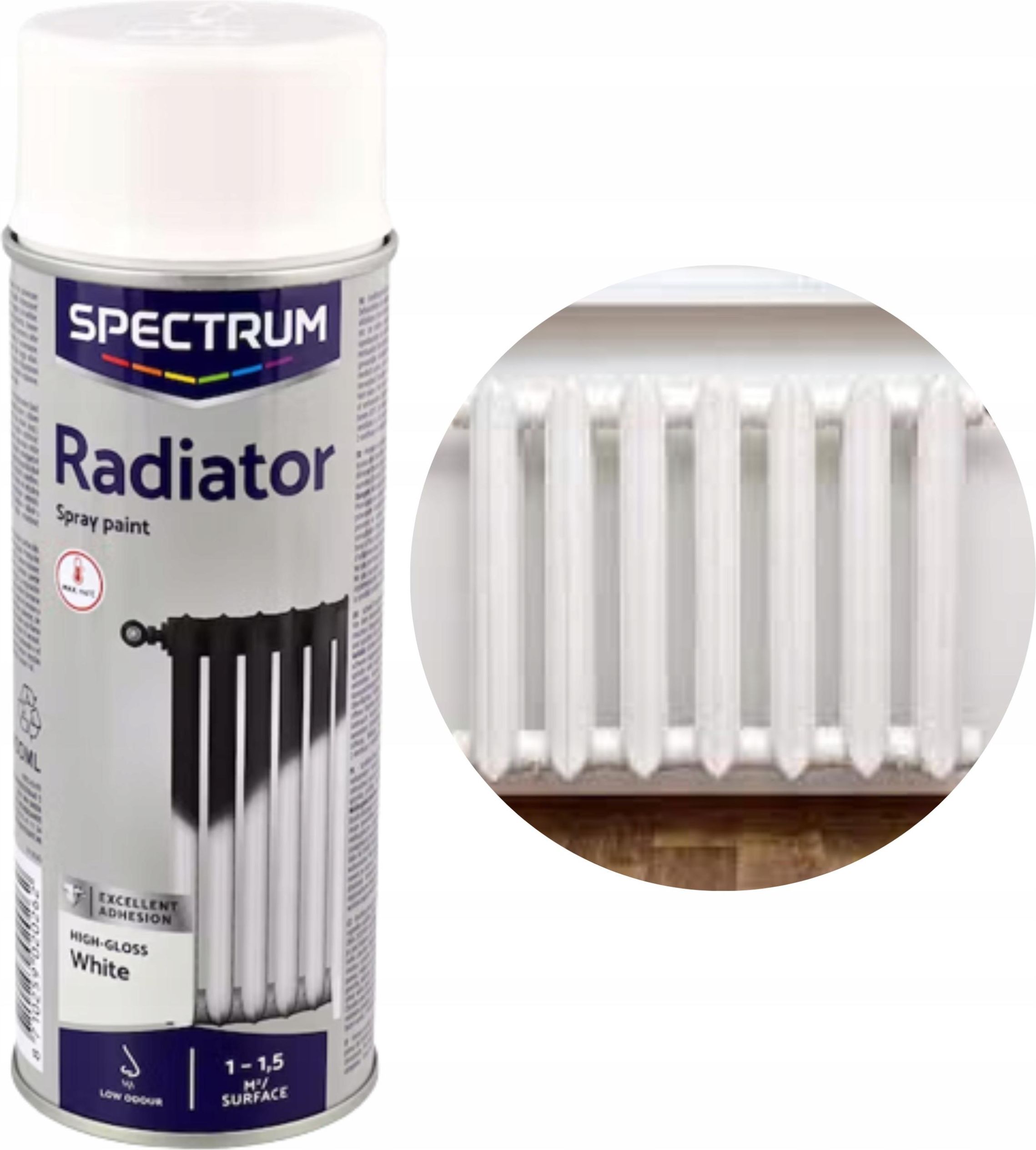Farba Spectrum 2X 400Ml Do Grzejników W Sprayu Biała - Opinie i ceny na ...