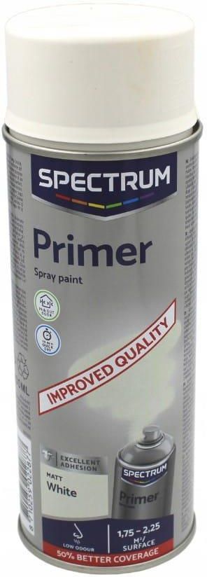 Farba Spectrum Podkładowa W Sprayu Matowa Biały 400ml - Opinie i ceny ...