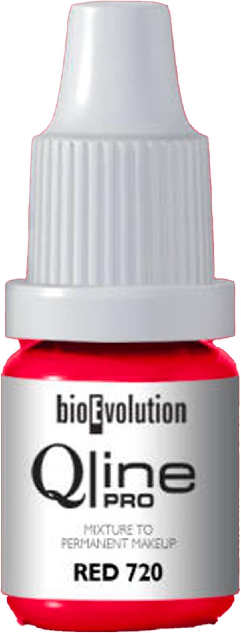 Bioevolution Qline Pro Pigment Do Makijażu Pernamentengo Red 720 5ml ...