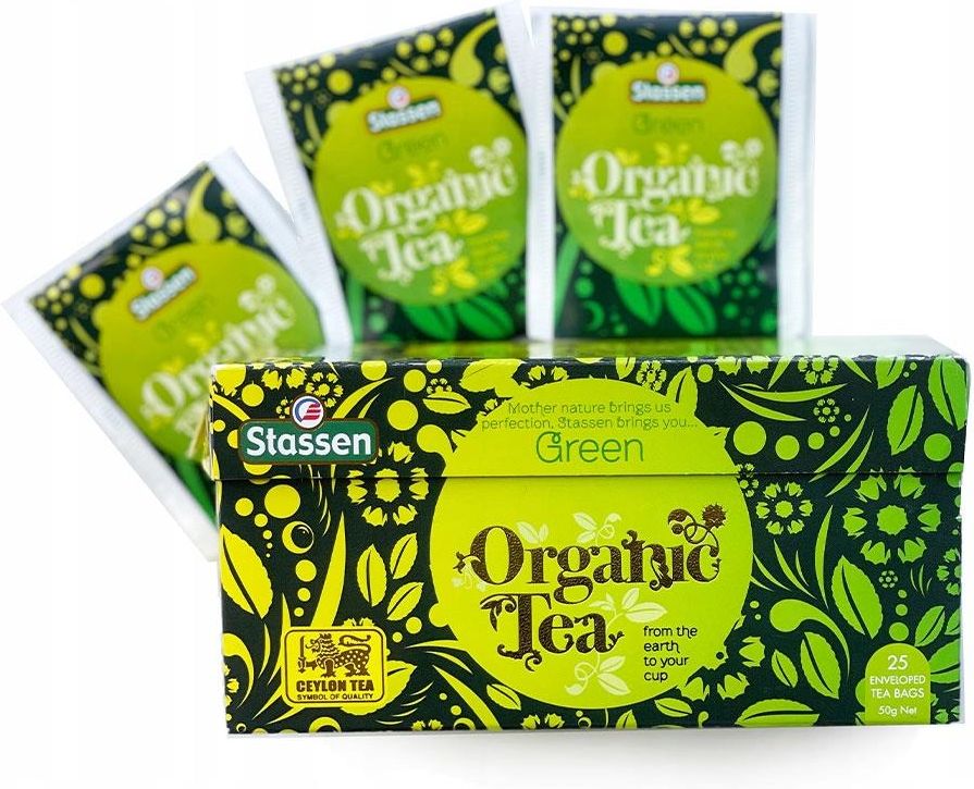 Herbata Stassen Herbata Zielona Organiczna Organic Green Tea Ceylon ...