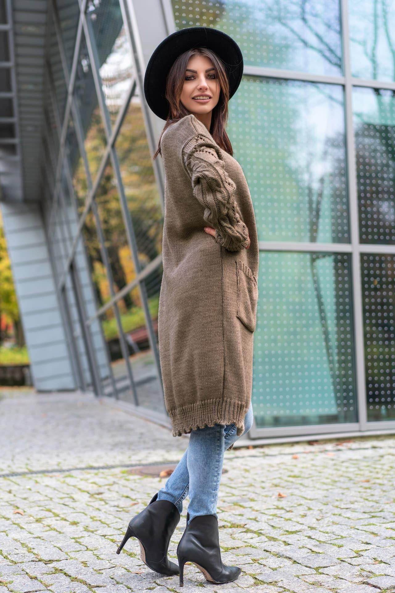 Delaina Mocca sweter (kolor mocca, rozmiar one size) - Ceny i opinie ...