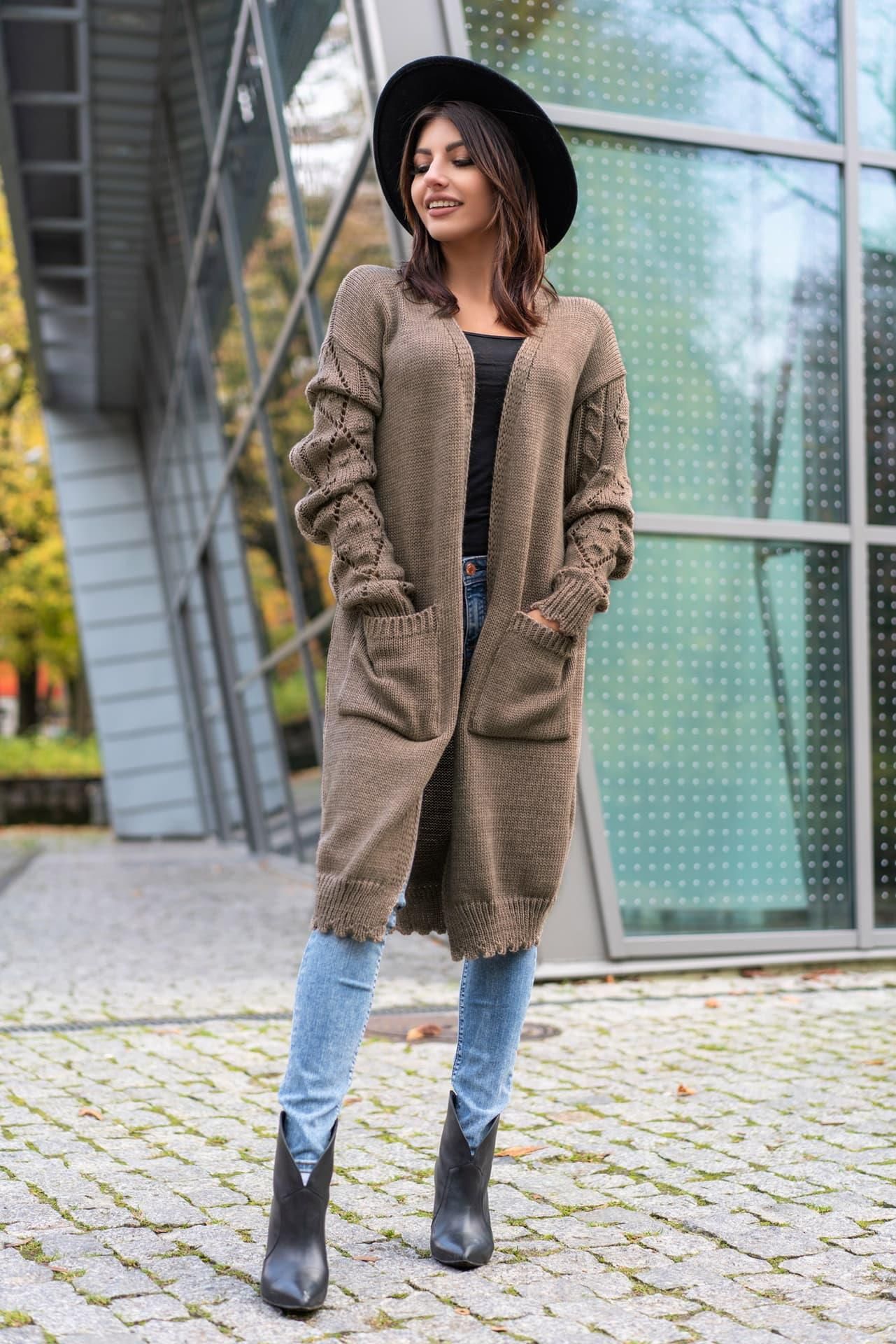 Delaina Mocca sweter (kolor mocca, rozmiar one size) - Ceny i opinie ...