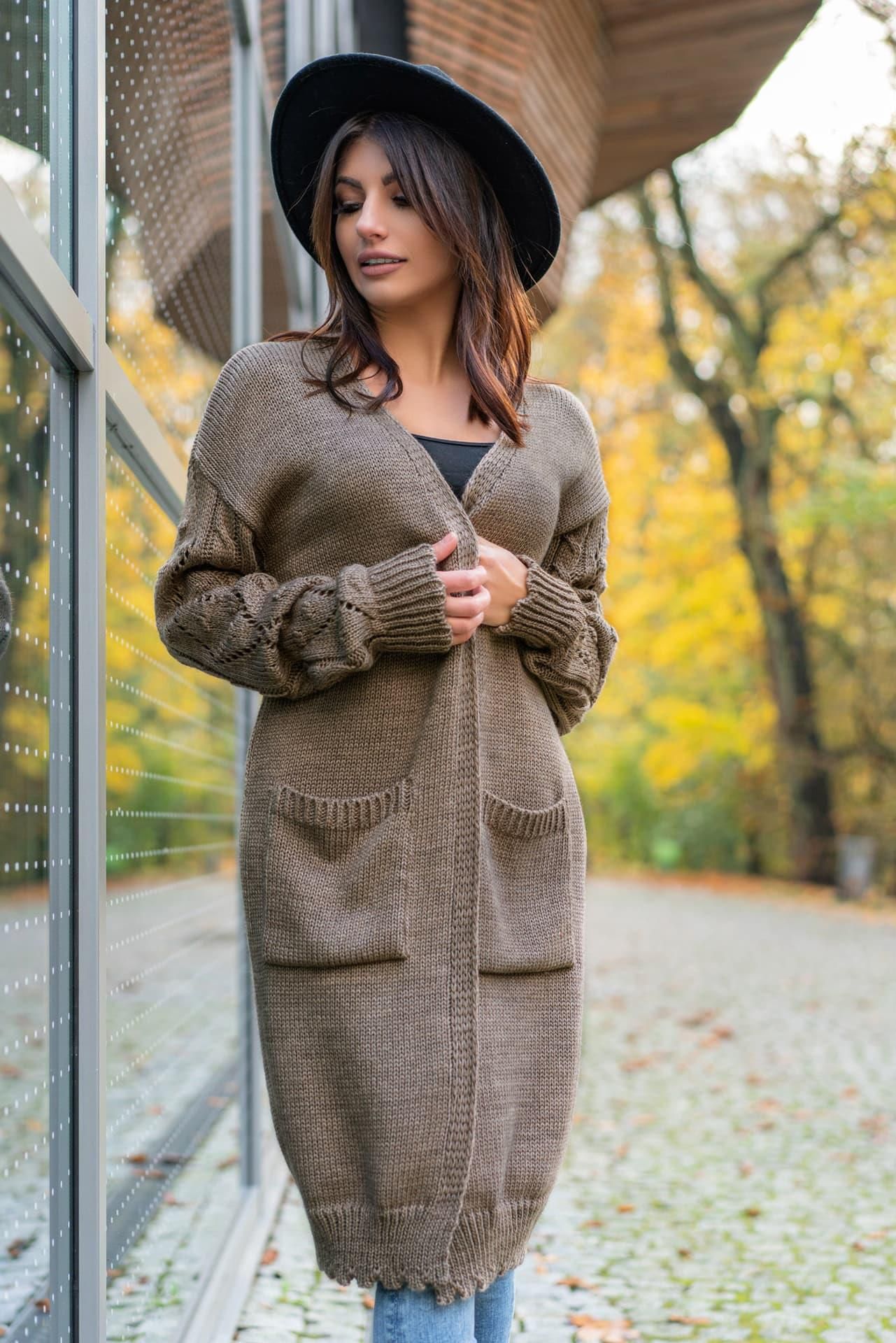 Delaina Mocca sweter (kolor mocca, rozmiar one size) - Ceny i opinie ...