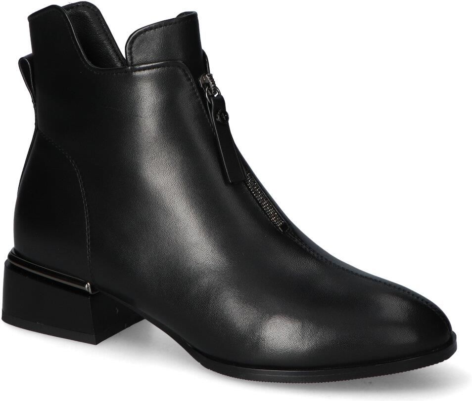 Botki Loretta Vitale Q068 Czarne lico - Ceny i opinie - Ceneo.pl