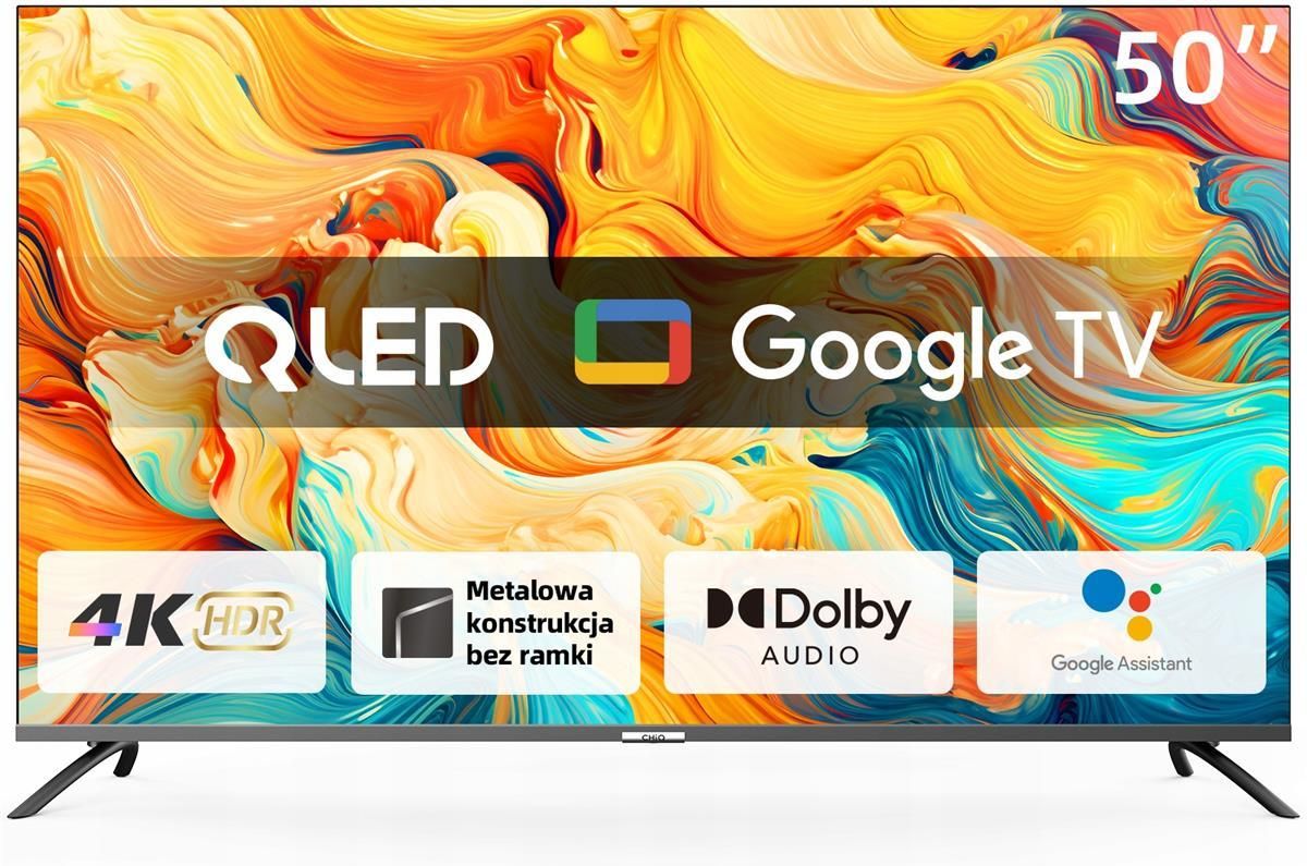Telewizor QLED CHIQ U50QM8V 50 cali 4K UHD 50 cali - Opinie i ceny na Ceneo.pl