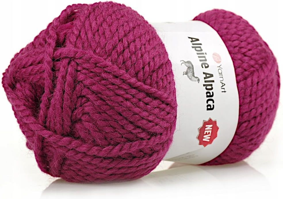 Yarnart Włóczka Alpine Alpaca New Nr 1441 Malinowa - Ceny i opinie ...