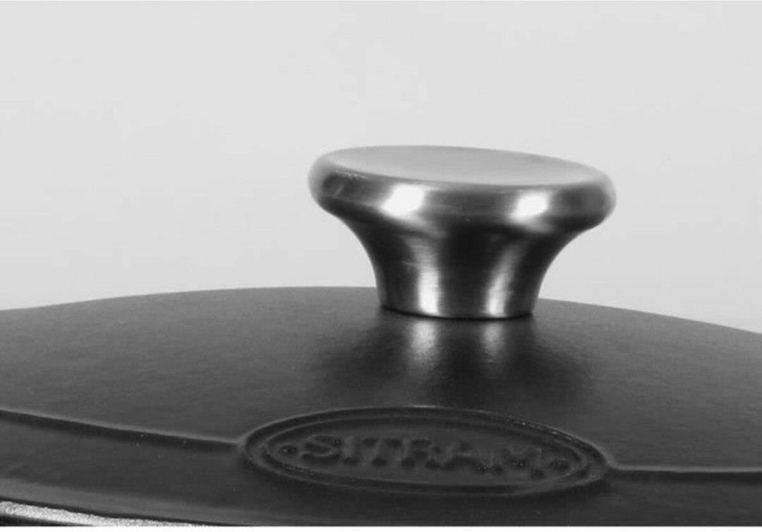 Sitram Garnek 24 x 12 Cm Czarny 4 L Żeliwo (S7184826) - Opinie i ...
