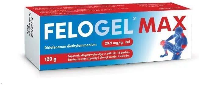 Sopharma Felogel Max 23,2mg/g Żel 120g - Opinie i ceny na Ceneo.pl