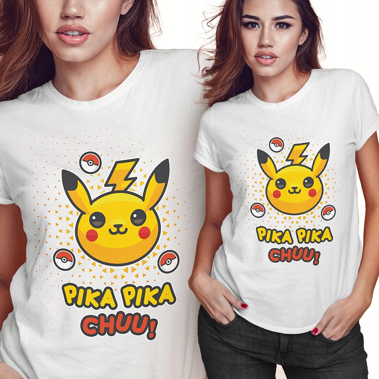 Koszulka Damska Kobieca T-shirt Pikachu Pika Chuu Pokemon M Jakość - Ceny i opinie - Ceneo.pl