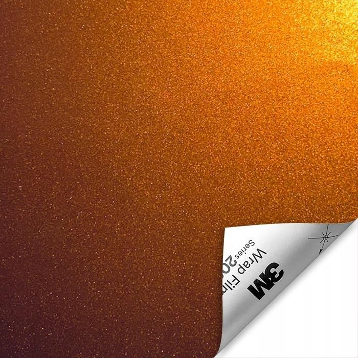 3M 2080 Folia Do Zmiany Koloru Samochodu 50X152 G344 Glos Liquid Copper ...