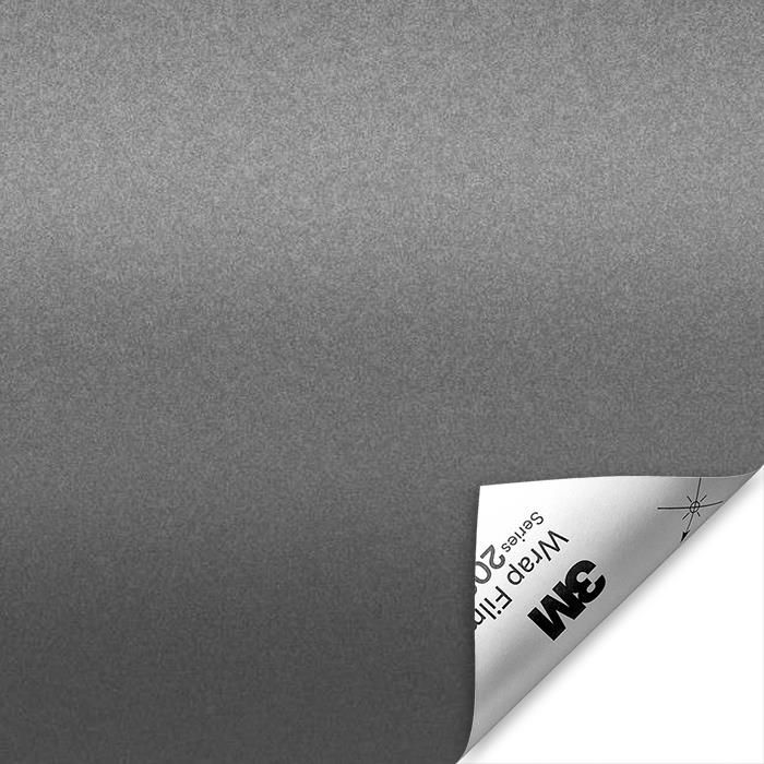 3M 2080 Folia Do Zmiany Koloru Samochodu 10X152 Matte Gray Aluminum ...